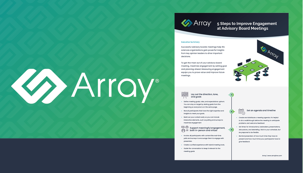 5 Steps to Improve Engagement at Medical Advisory Board Meetings